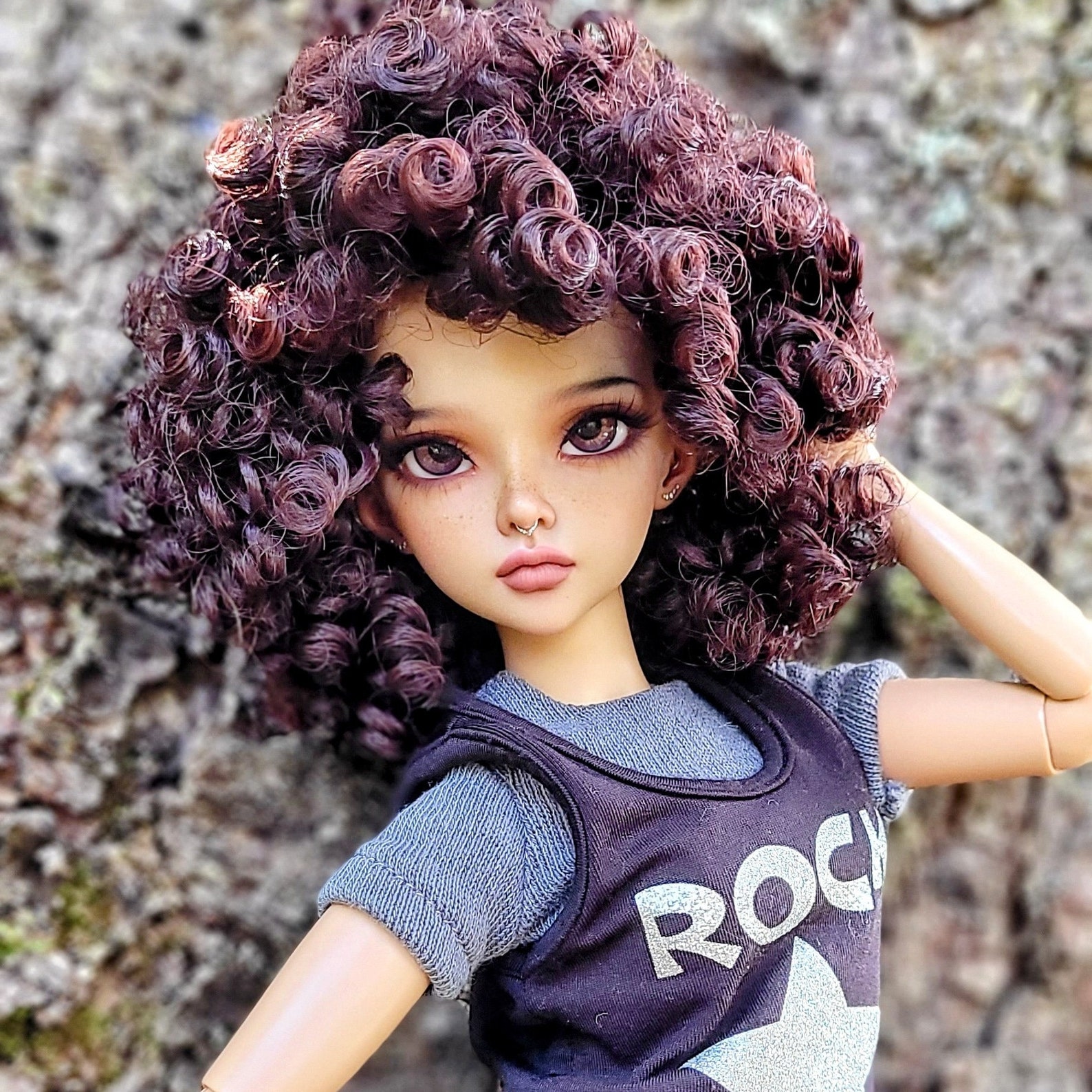 Custom Doll Wig for Minifee 1/4 BJD Dolls tan - Etsy