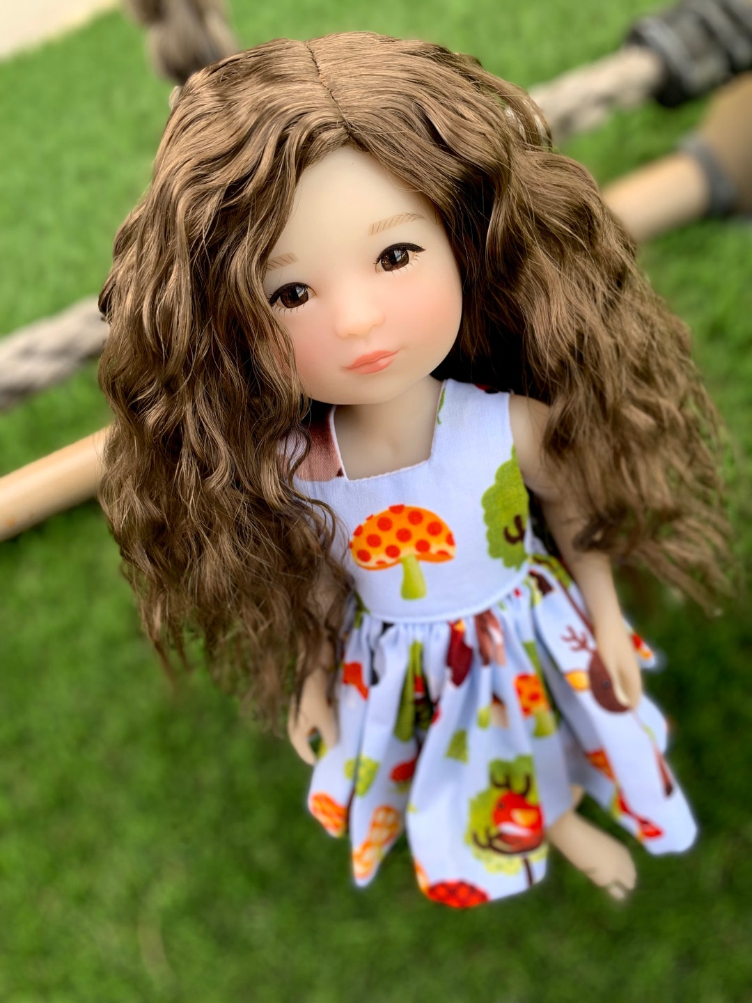 PREORDER Custom WIG for 13" Dianna Effner Little Darling Head Size 7-8 ...