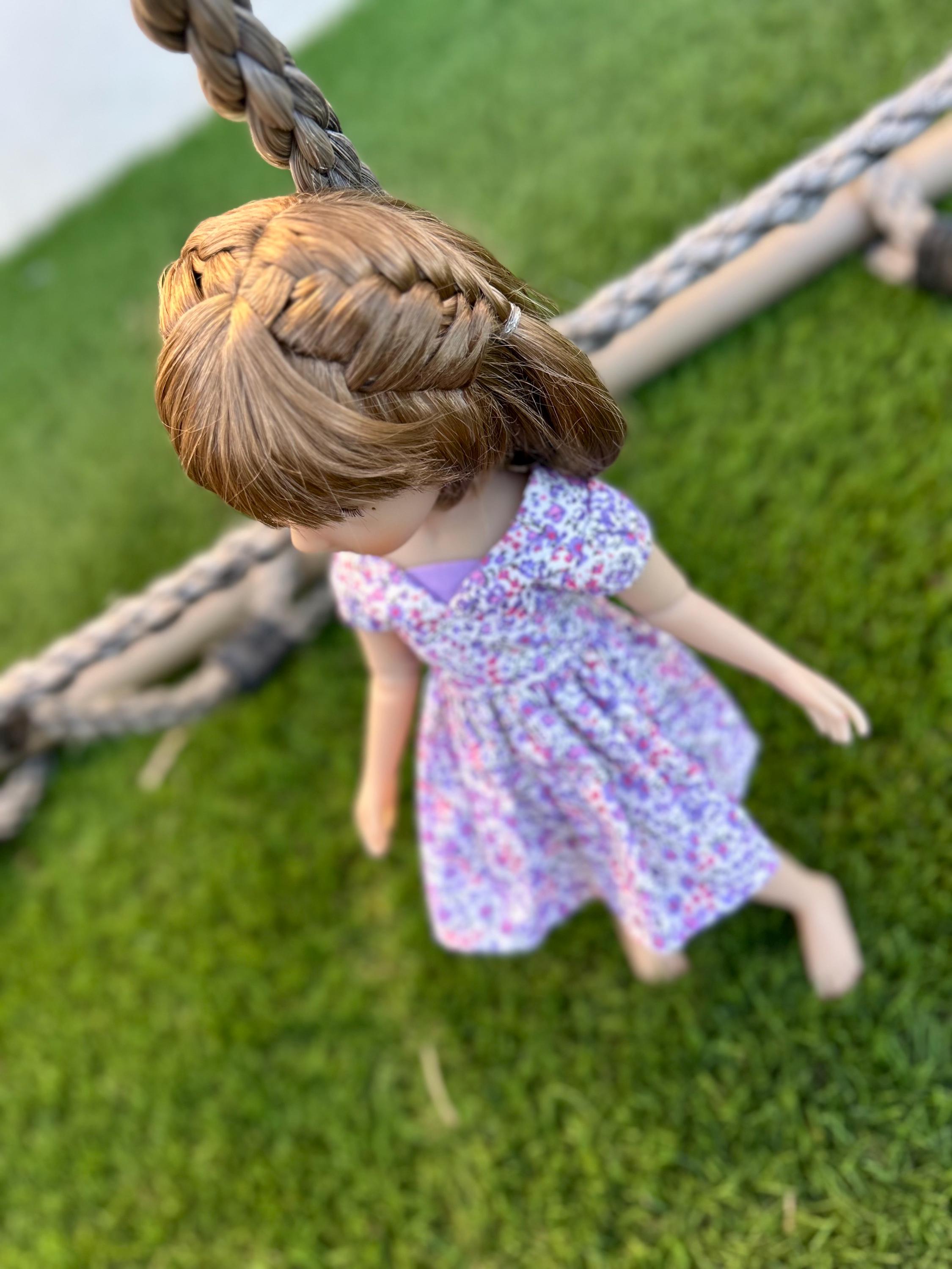 PREORDER Custom Doll WIG Exclusive Vegan Mohair-fits 8-9