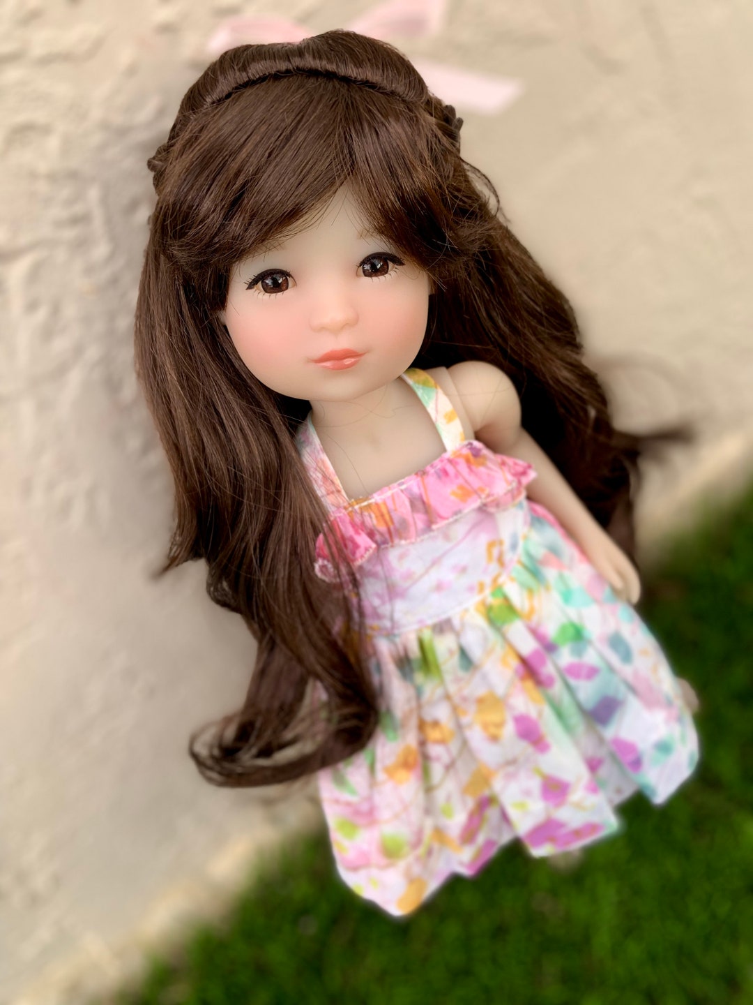 Custom WIG for 13 Dianna Effner Little Darling Head Size 7-8 Siblies ...