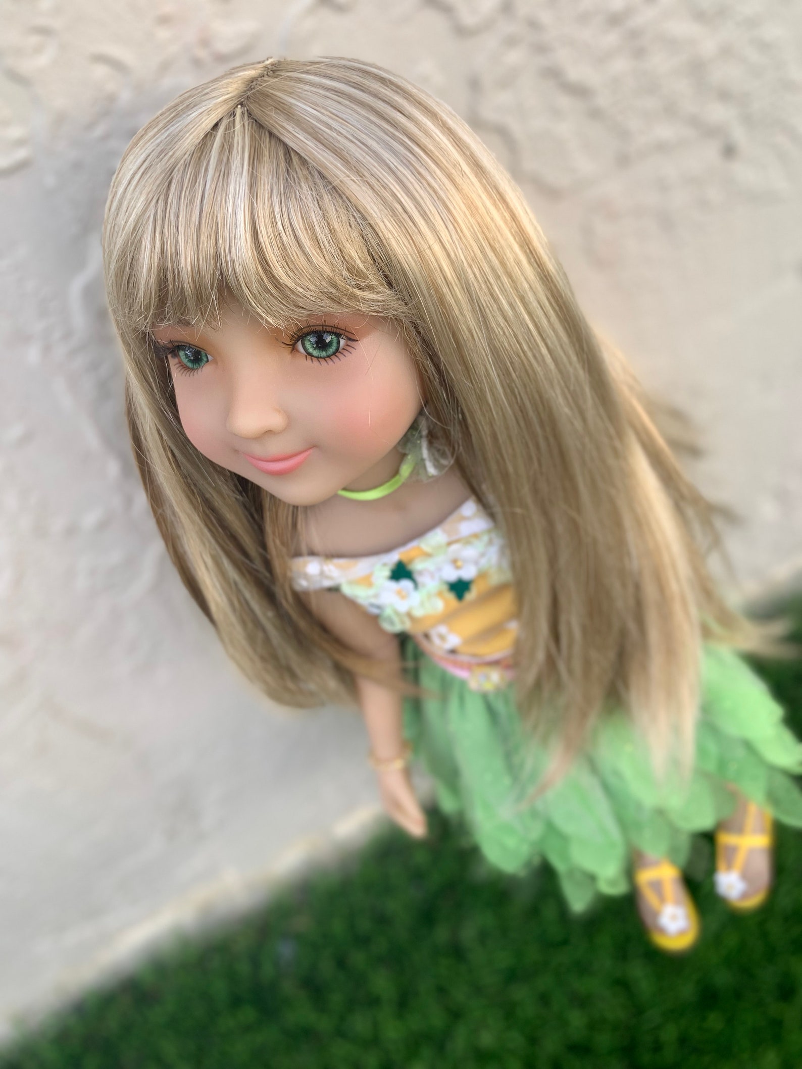 Exclusive Vegan Mohair Custom Doll WIG Fits 8-9 Head - Etsy