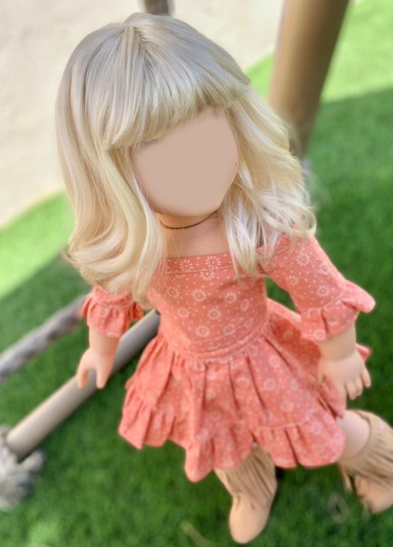 PREORDER Zazou Custom 18 Inch Doll Vegan Mohair Wig | 10-11 Head Size ...