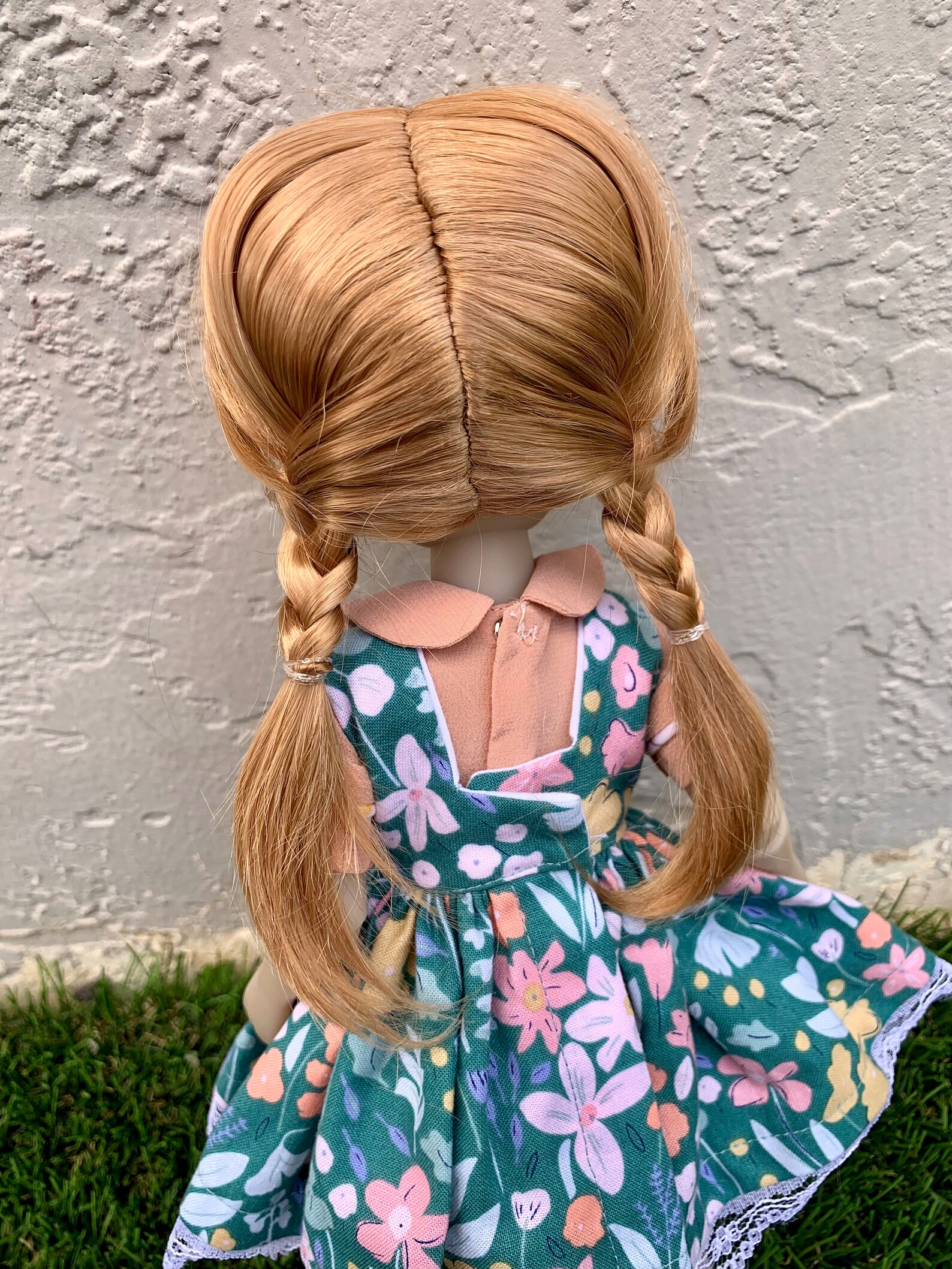 Custom WIG for 13" Dianna Effner Little Darling Head Size 7-8" Siblies ...