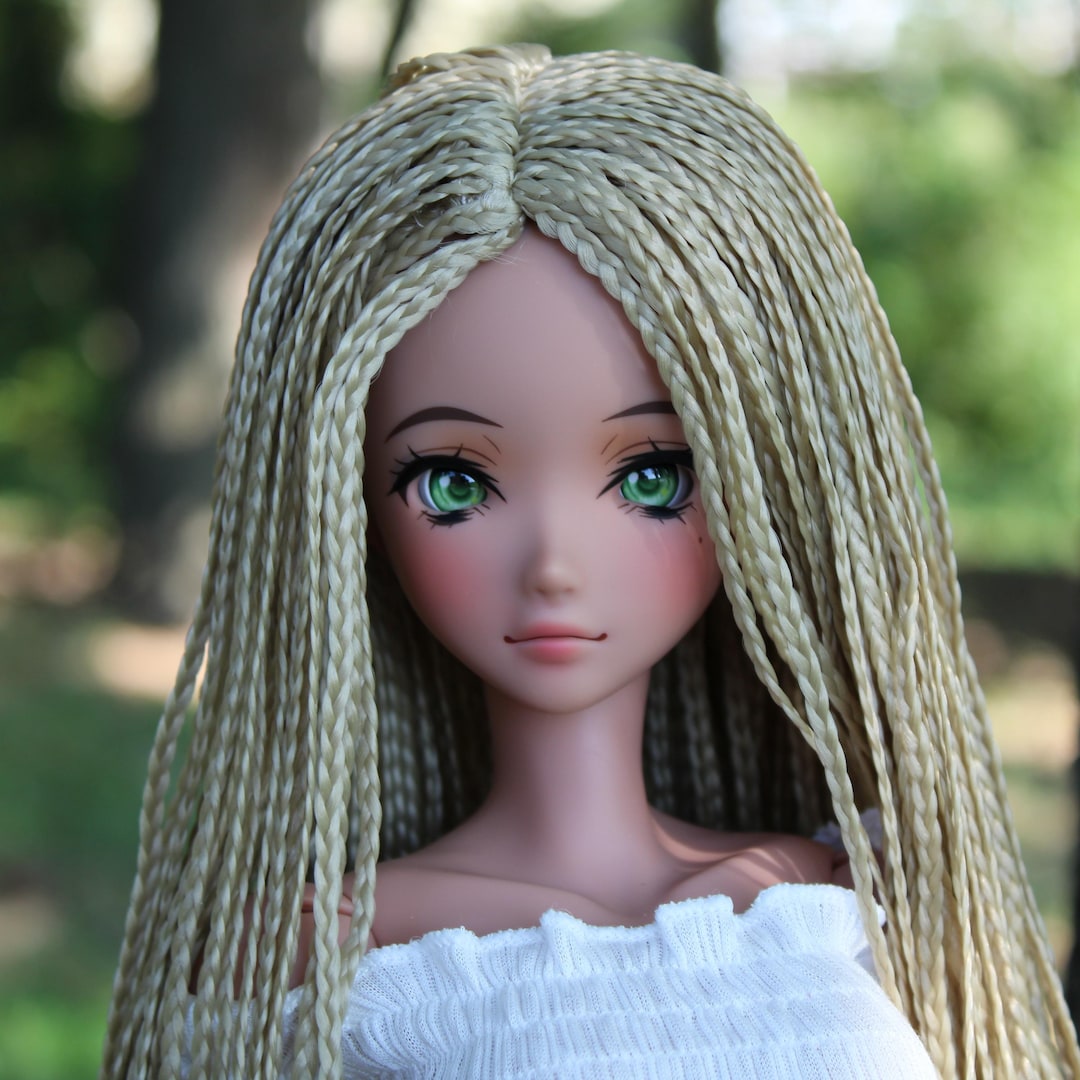 Custom Doll WIG for Smart Dolls- Heat Safe - Tangle Resistant- 8" Head ...