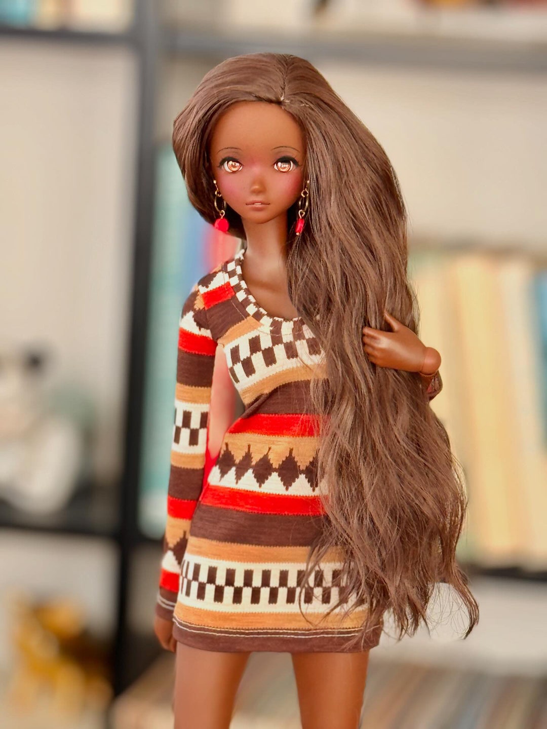 Zazou Custom Doll WIG for Smart Dolls- Heat Safe - Tangle Resistant- 8. ...