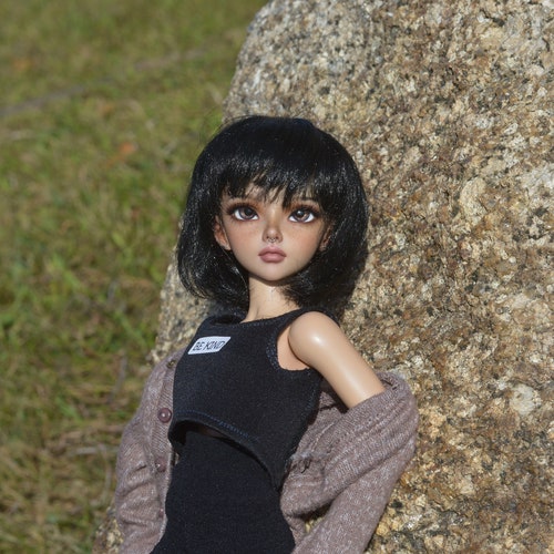 Custom Doll Wig for Minifee 1/4 BJD Dolls tan - Etsy