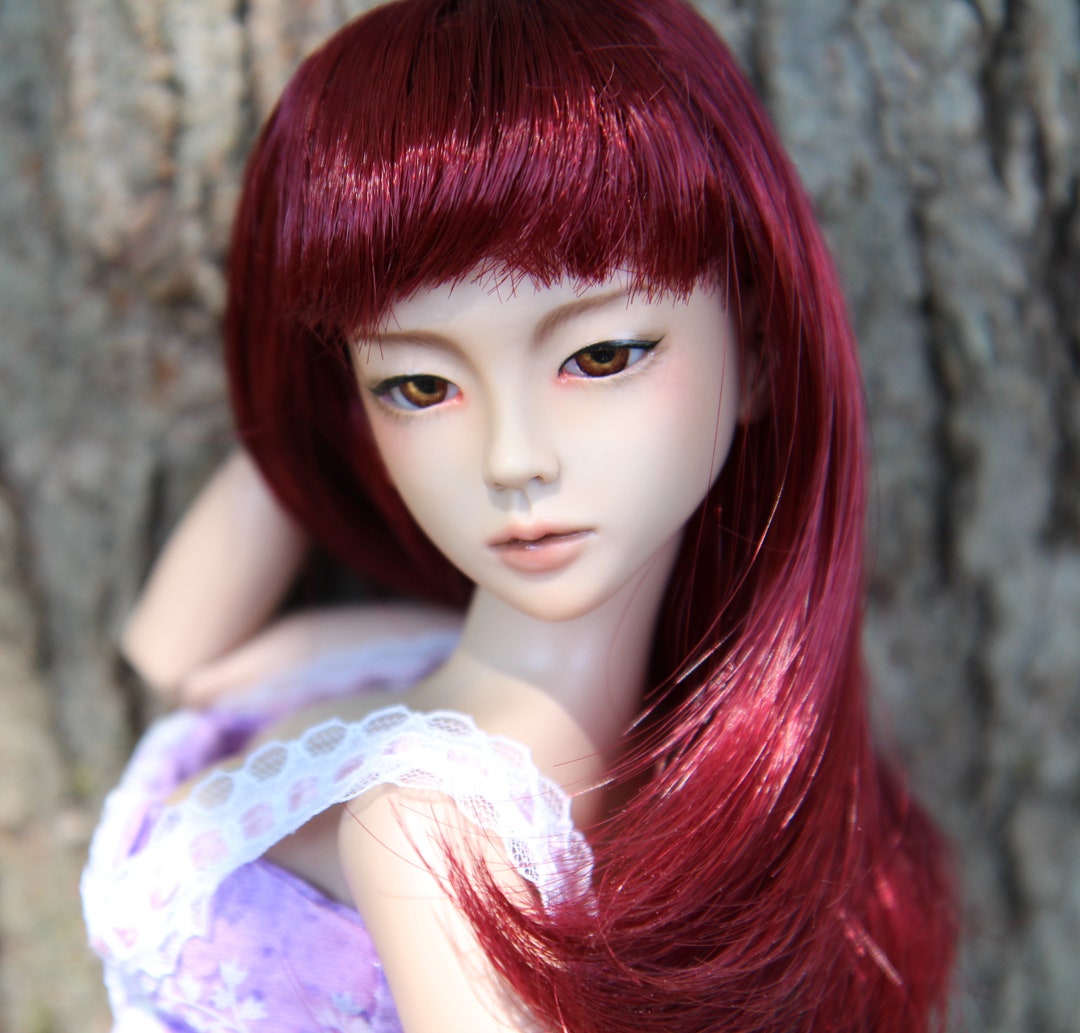 Custom Doll Wig for Minifee 1/4 BJD Dolls 6-7" Head Size Bjd, Msd ...