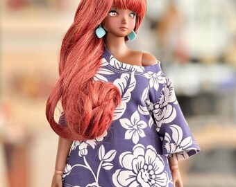 Red doll wig store