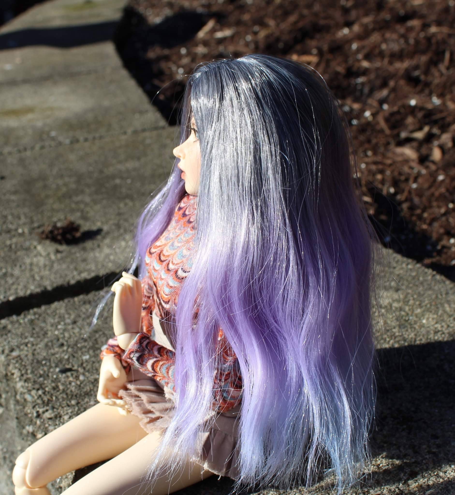 Custom Doll Wig for Minifee 1/4 BJD Dolls tan | Etsy