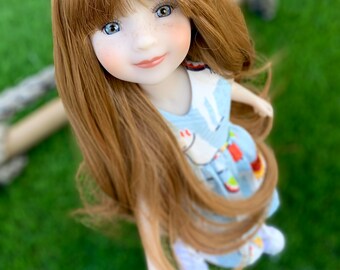 Custom Doll WIG for 14 Dolls heat Safe-tangle Resistant-fits 9-10 Head ...