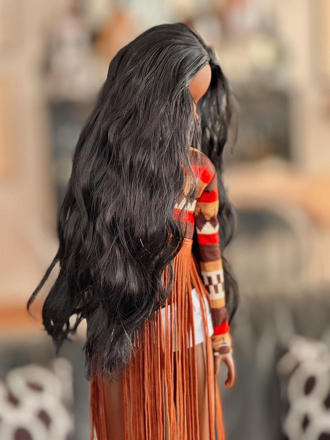 Zazou Custom Doll WIG for Smart Dolls- Heat Safe - Tangle Resistant- 8. ...