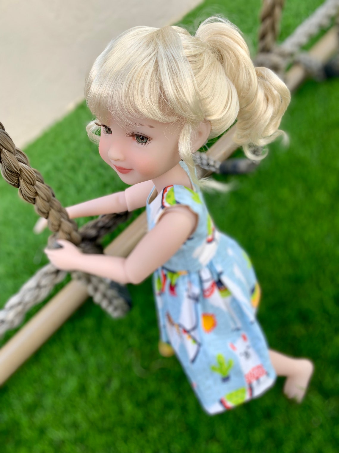 Custom Doll WIG Exclusive Vegan Mohair-fits 9-10 Head - Etsy