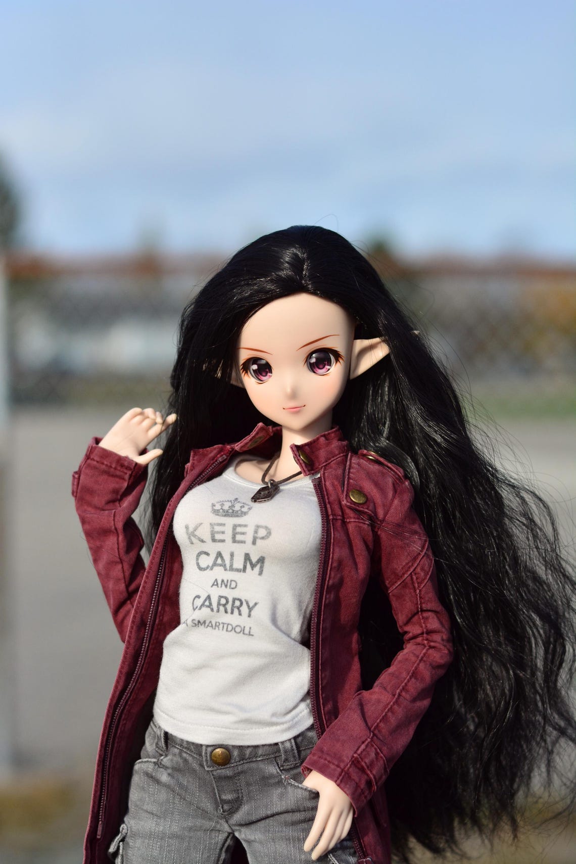 Zazou Custom Doll WIG for Smart Dolls- Heat Safe - Tangle Resistant- 8. ...