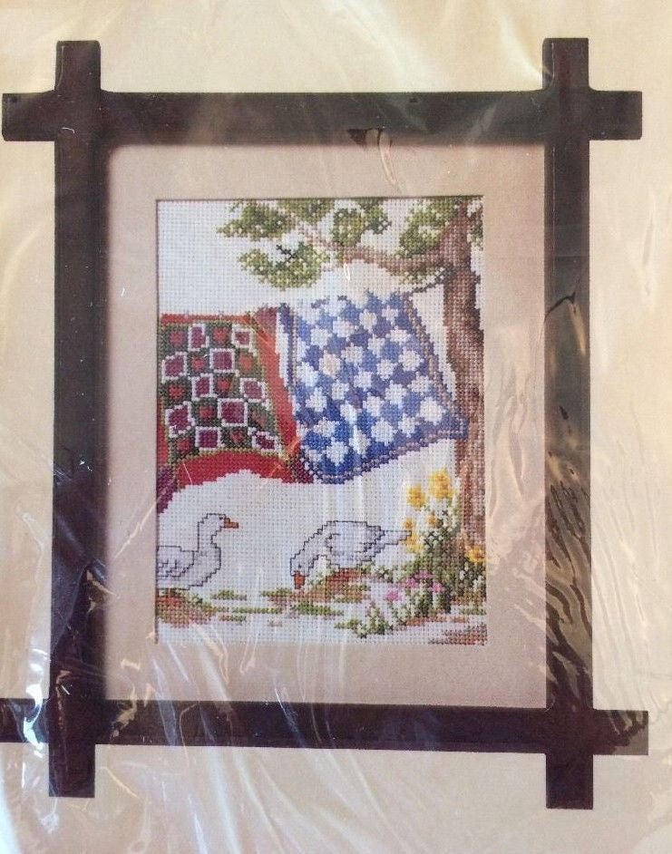 Creative Circle 1689 Clothesline Quilts Cross Stitch Kit 8 X - Etsy