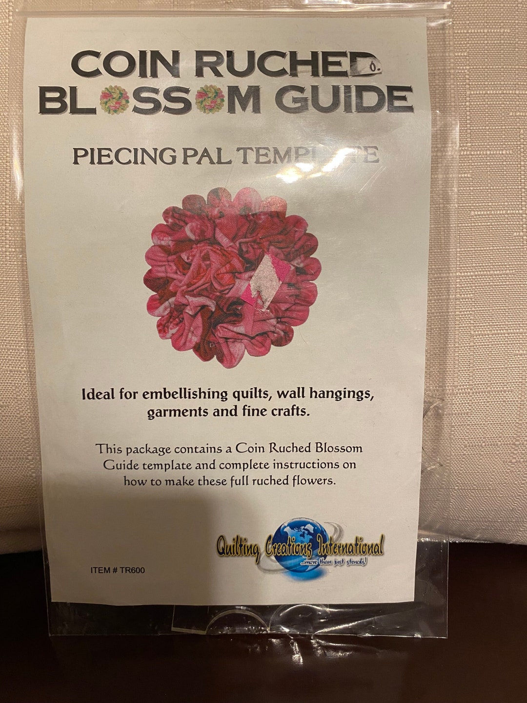 Coin Ruched Blossom Template Piecing Pal by Quilting Creations New - Etsy