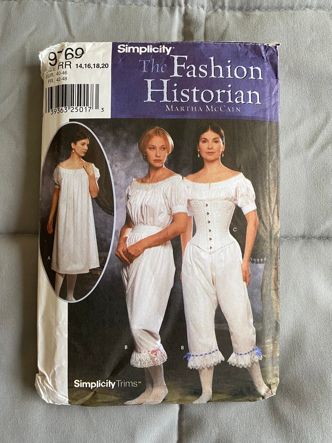 Fashion Historian Civil War Undergarments Sewing Pattern Simplicity ...