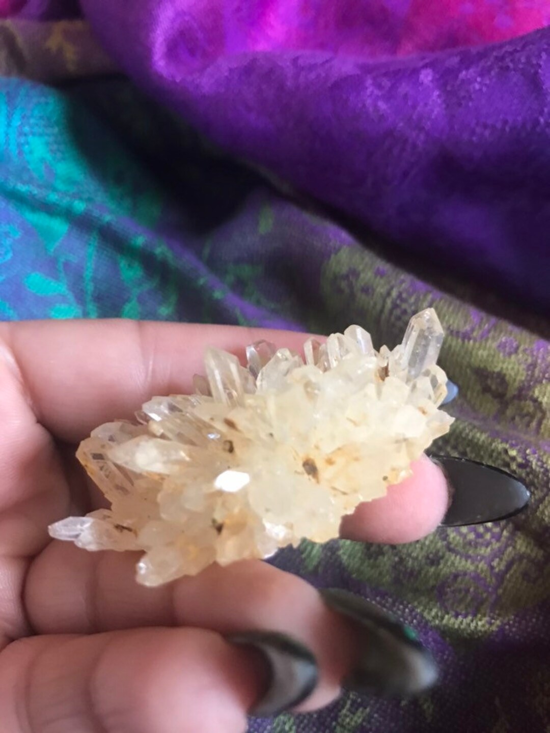 Iron Infused Quartz Cluster - Etsy