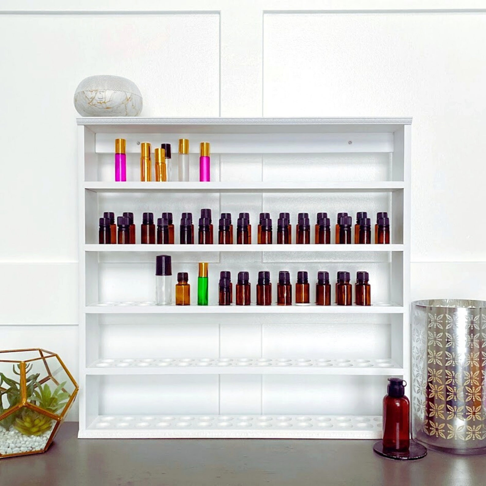 Large Essential Oil Display Shelf Essential Oil Organizer - Etsy