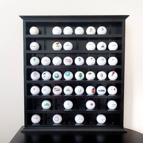 Small Golf Ball Collection Display Case 30 Holes - Etsy