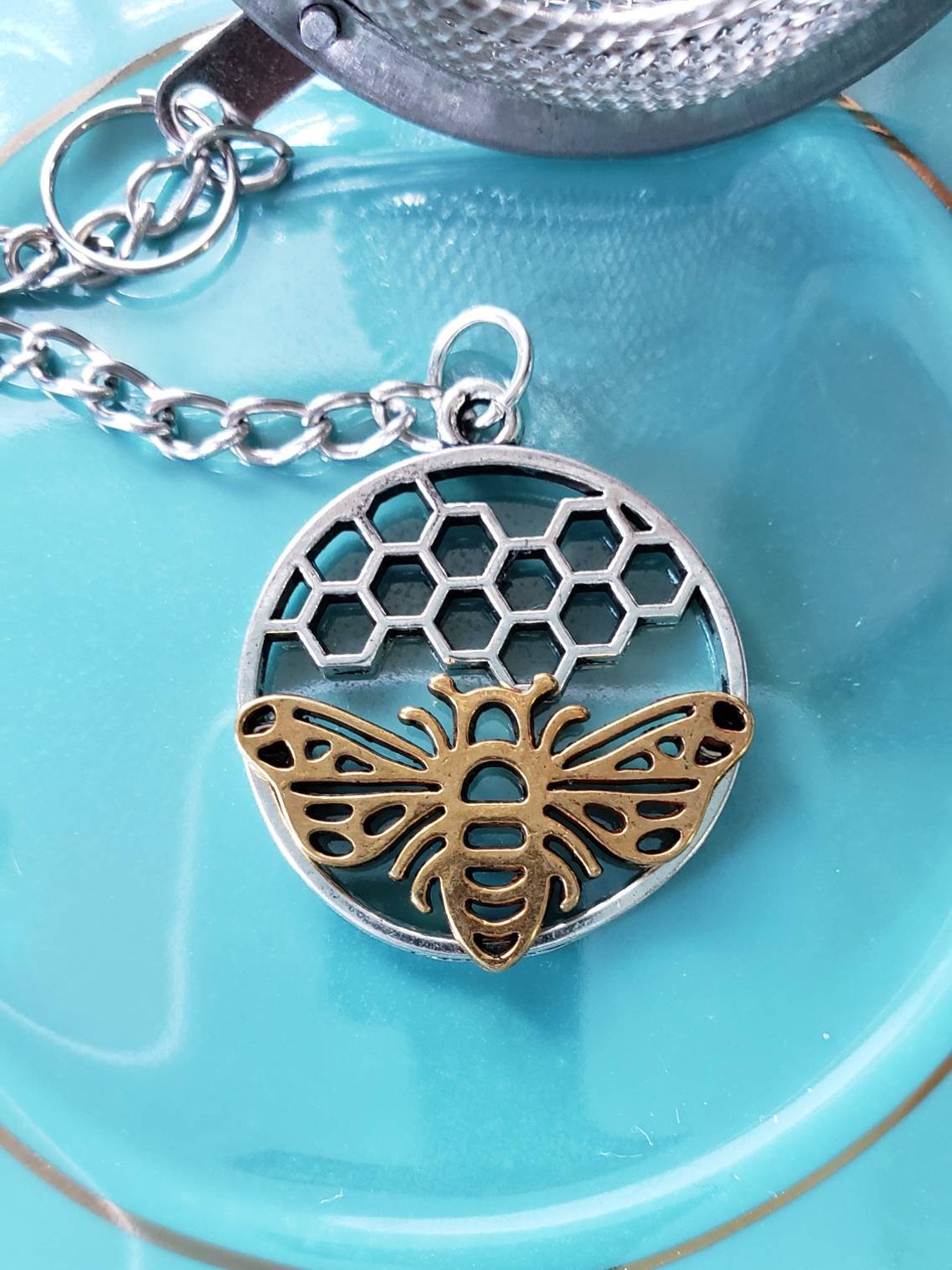 Honeycomb and Bee Tea Infuser Loose Leaf Tea Infuser Save - Etsy