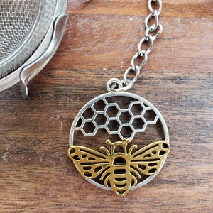 Honeycomb and Bee Tea Infuser | Loose Leaf Tea Infuser | Save the Bees ...
