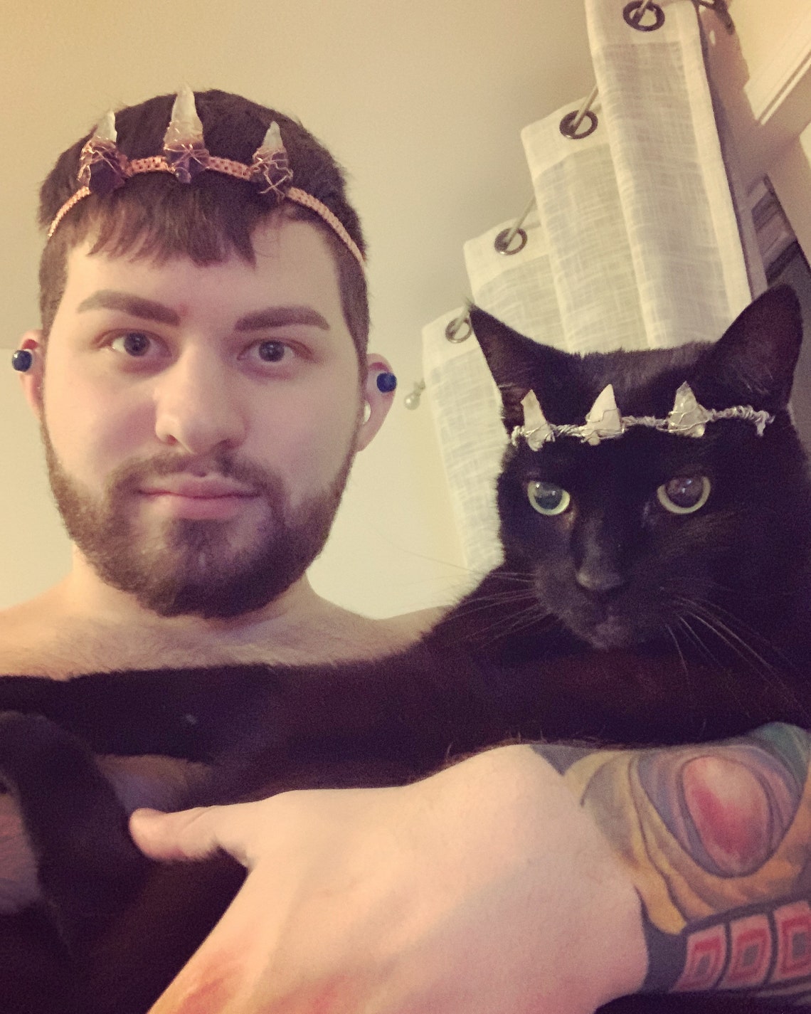 Custom Crystal Crown for Cat | Etsy