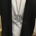 Crystal Medallion Long Pendant - Etsy