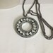 Crystal Medallion Long Pendant - Etsy