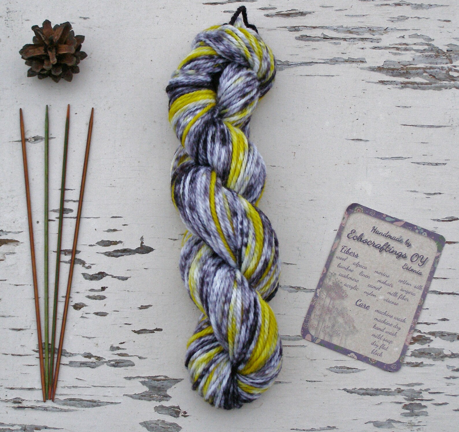 Gradient 10 Ply Dyed Yarn, Aran Worsted Wool Yarn, Long Colorways ...