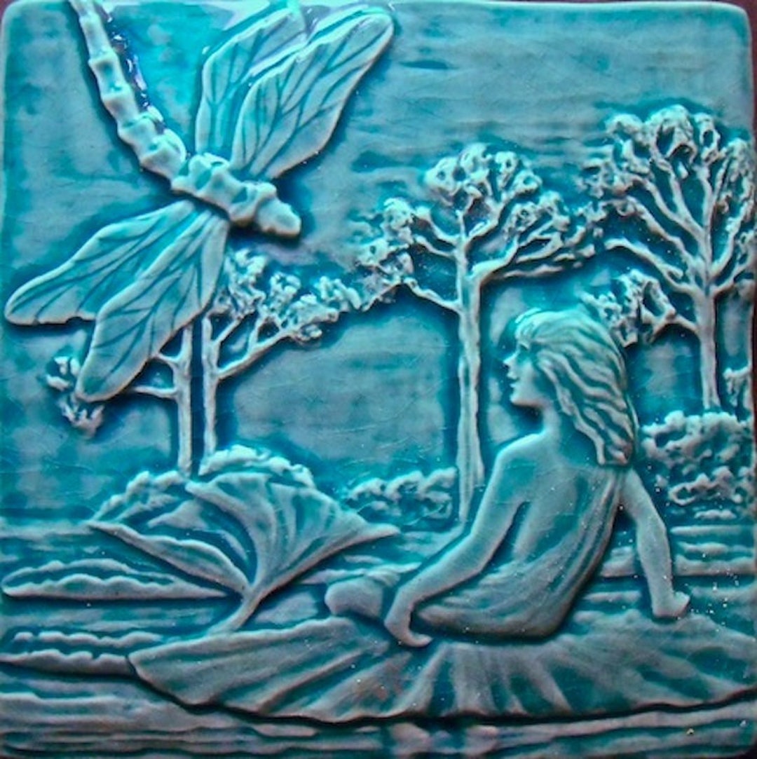 DRAGONFLY 6" Square - Etsy