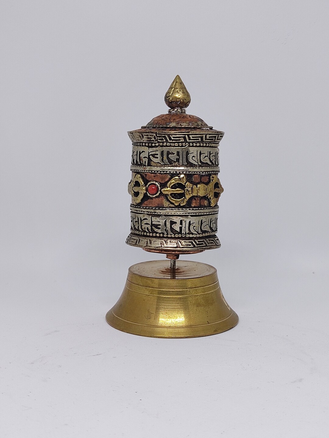 Vajra & Mantra Prayer Wheel Meditation Gift Nepal Mane - Etsy