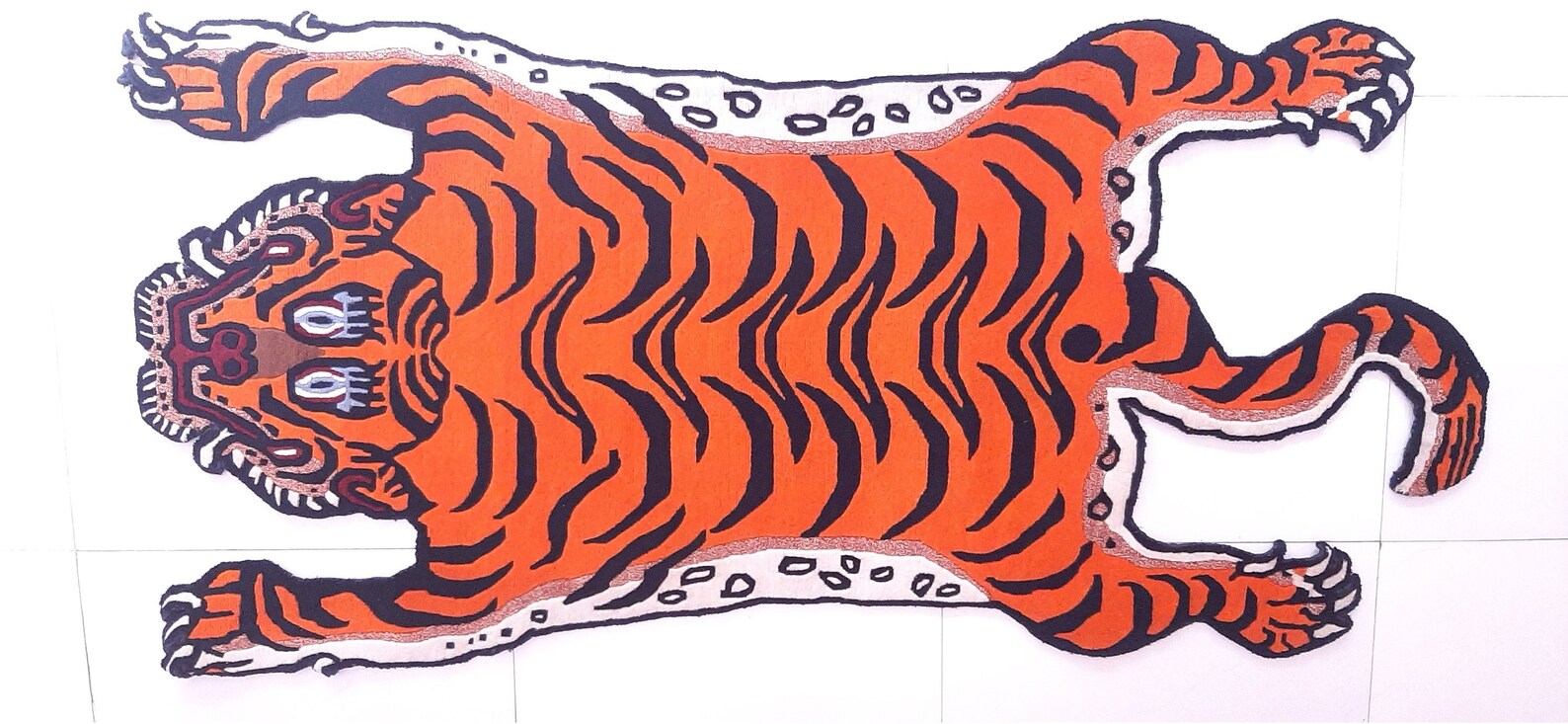 Tibetan Rug Tiger Design Handmade Carpet Floor Decor for New | Etsy