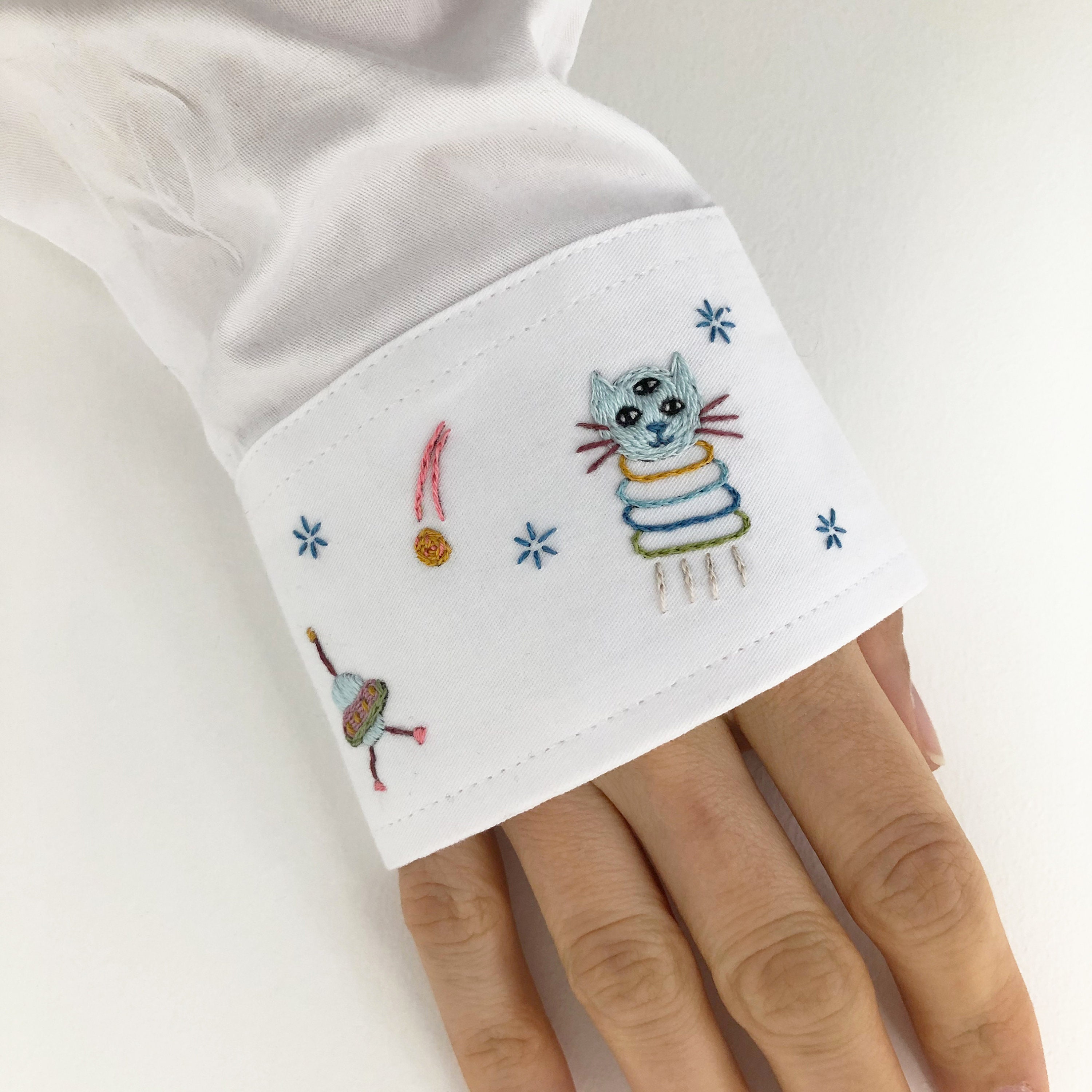 Space Theme Embroidery PDF Pattern Modern Hand Embroidery | Etsy