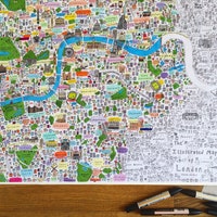London Map - Etsy