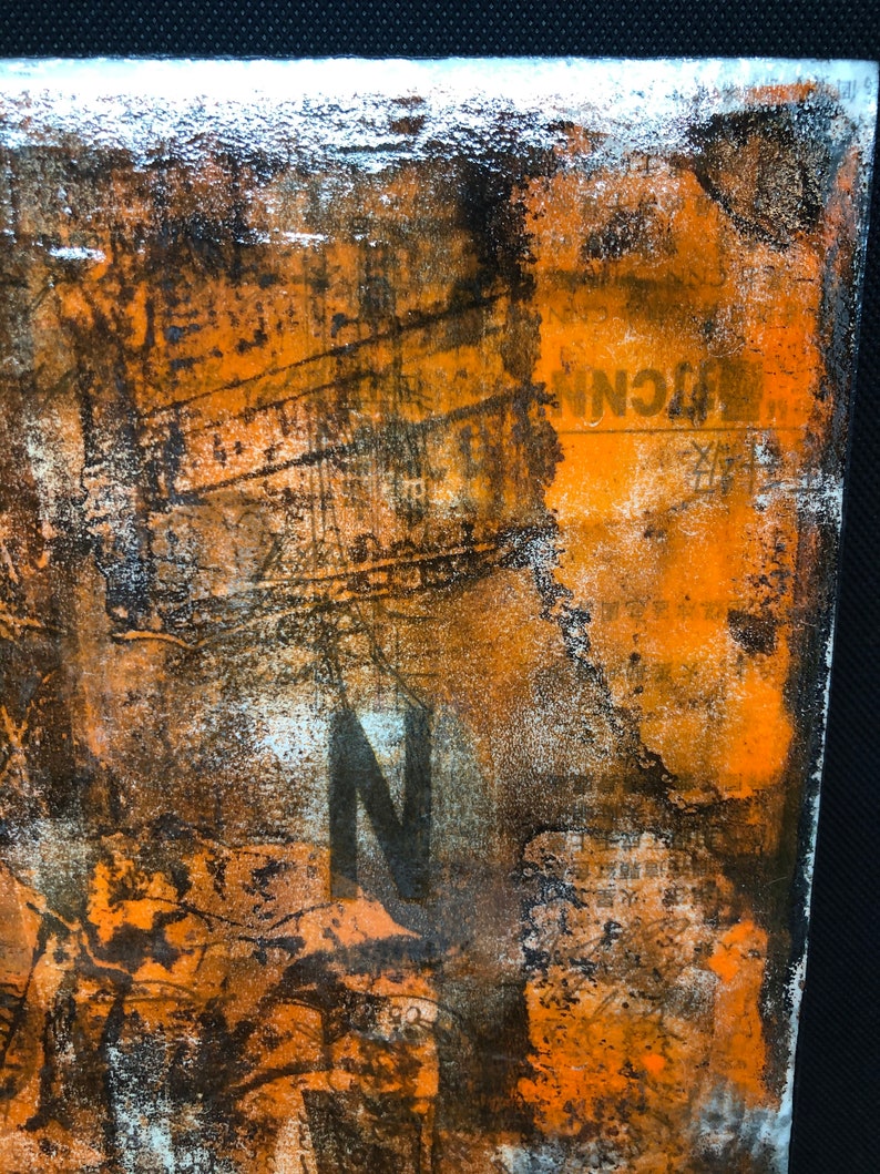 Monoprint Collage Music Collage Magazine Art Tom Petty - Etsy