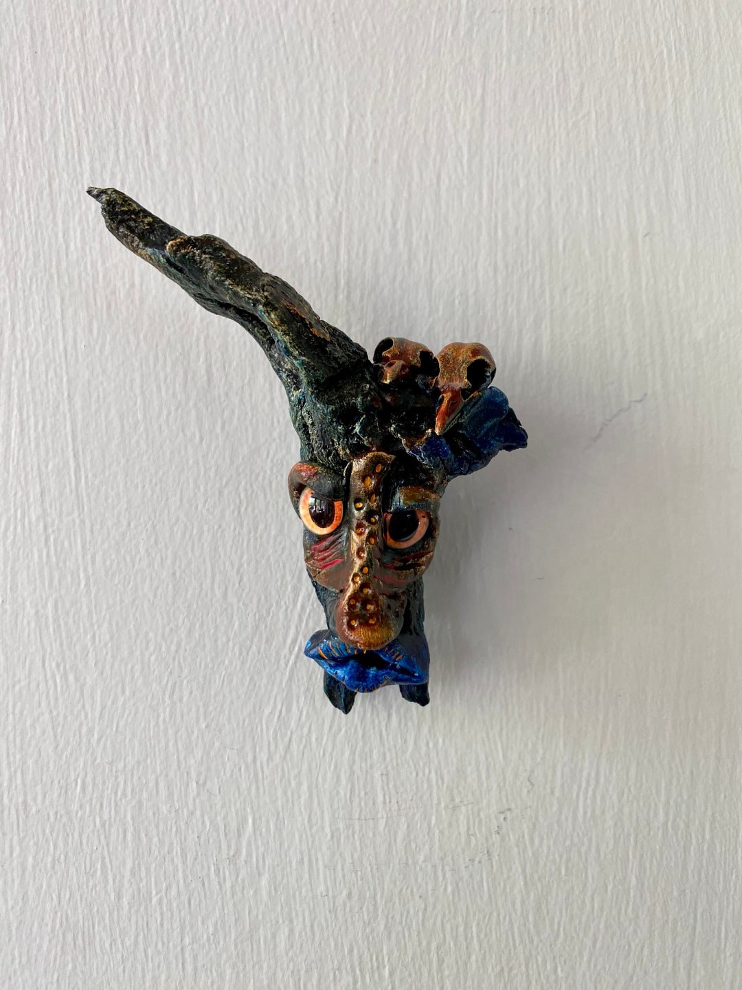 Driftwood Art Fire Water Tree Spirit OOAK Assemblage Woodland Spirit ...