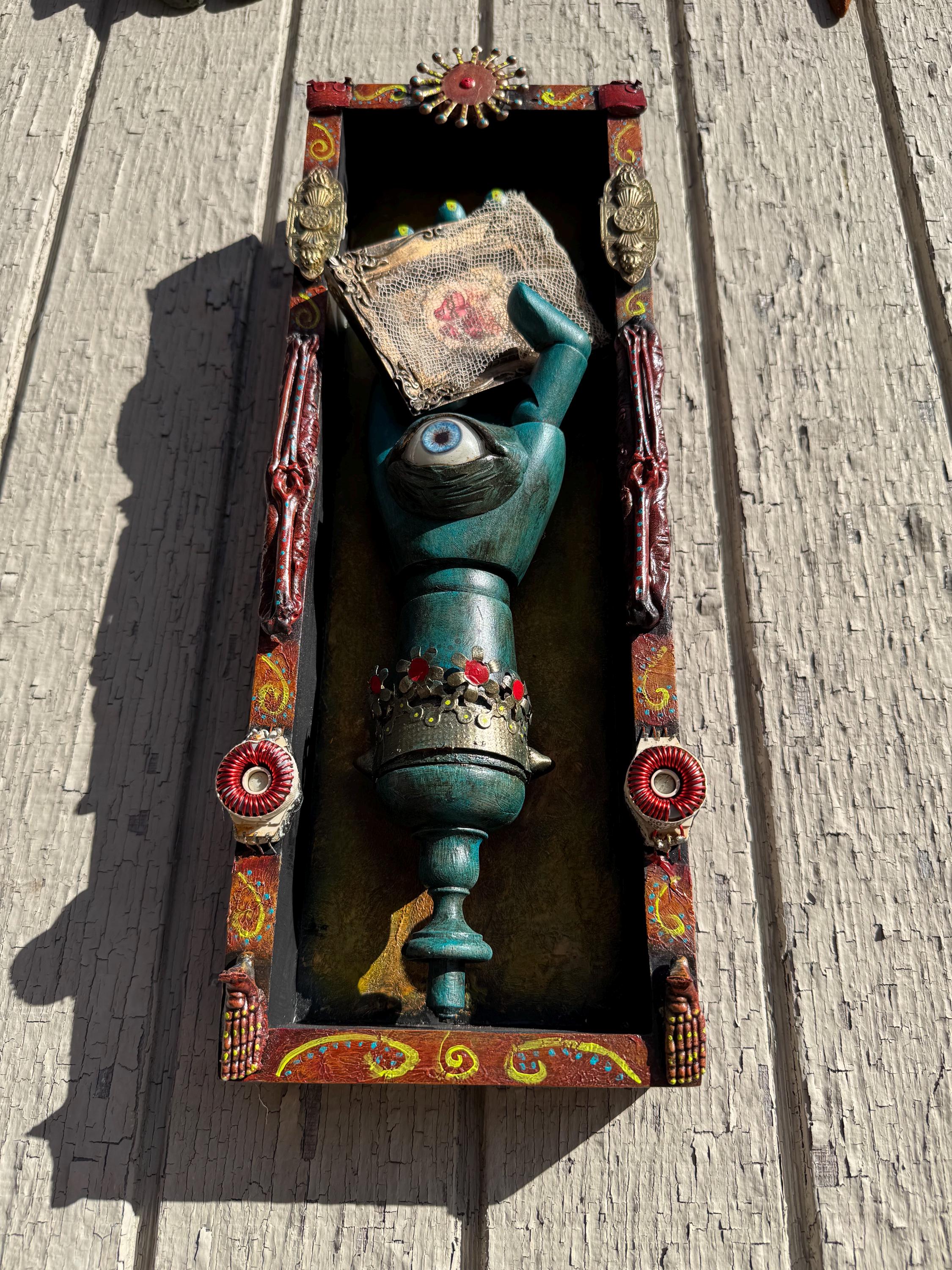 Hand of Protection Shrine: Mexican Folk Art-inspired Sculpture ...