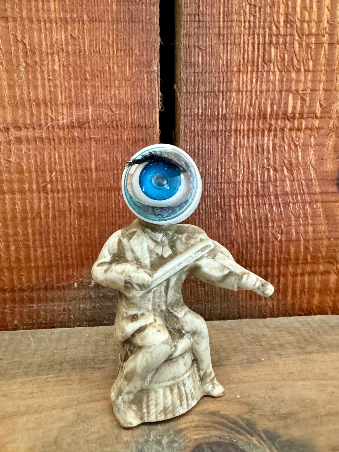 Antique 1920s German Nodder Doll | Porcelain Violinist | Surrealist ...