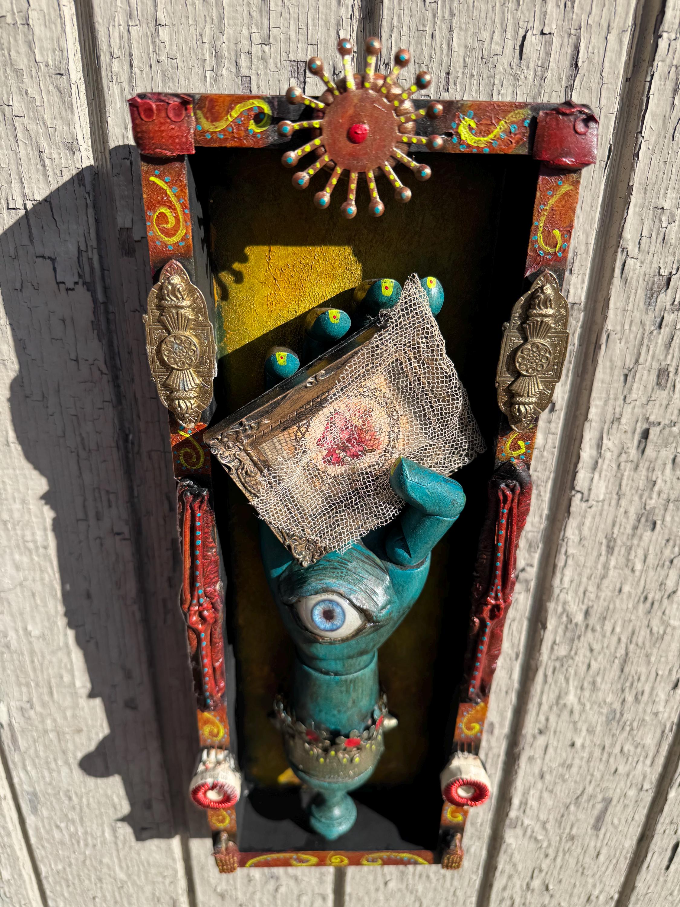 Hand of Protection Shrine: Mexican Folk Art-inspired Sculpture ...
