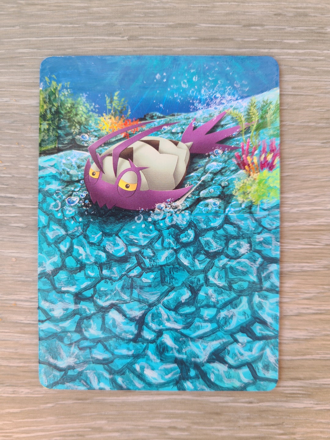 Hand Painted Wimpod Pokemon Card - Etsy