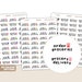 52 Week Savings Challenge Stickers Planner Stickers FS072 - Etsy