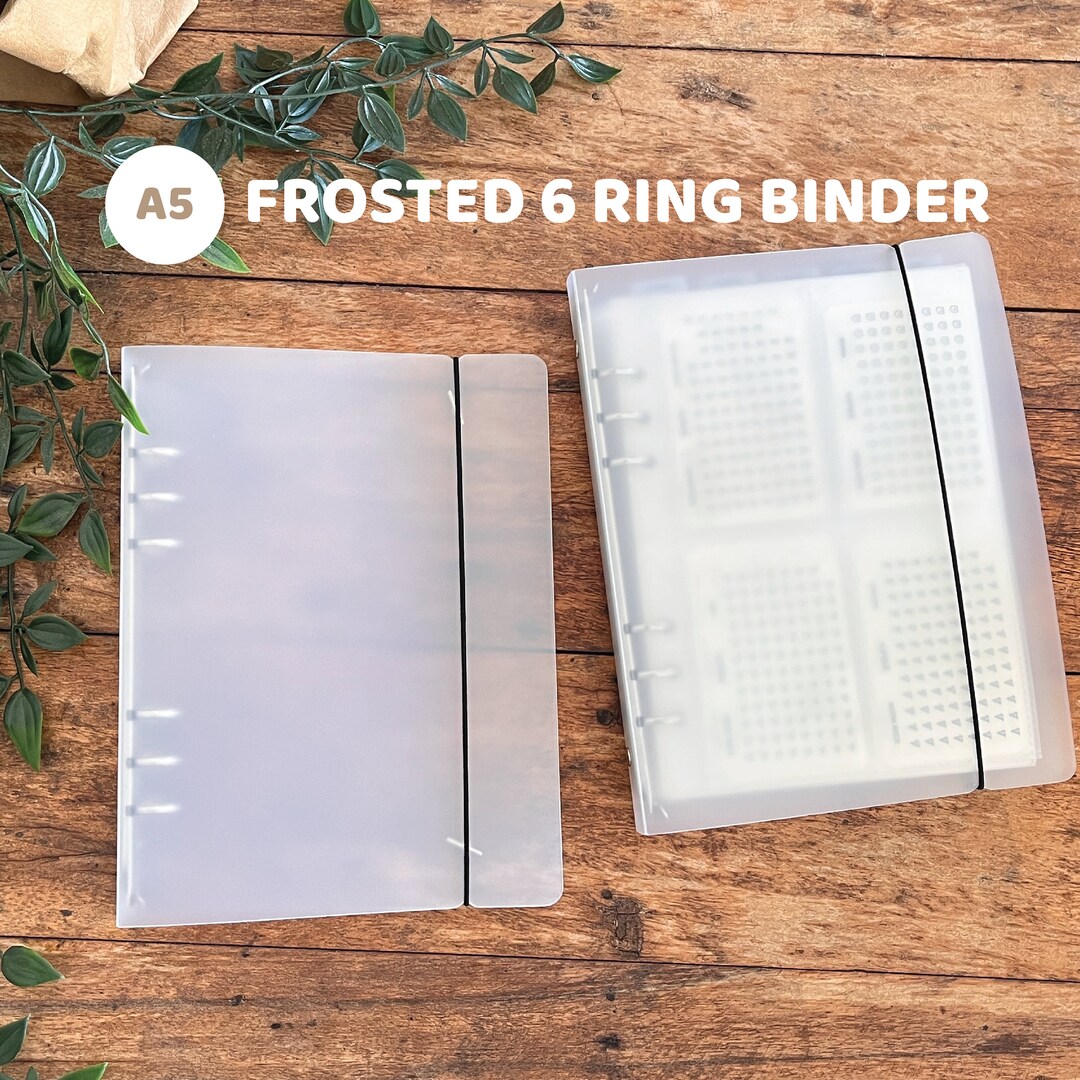 A5 PMD Sticker Binder 6 Ring A5 Frosted Binder Sticker Storage SS06 - Etsy