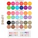 Tiny Checkdot Stickers Transparent Option Planner Stickers S03 - Etsy