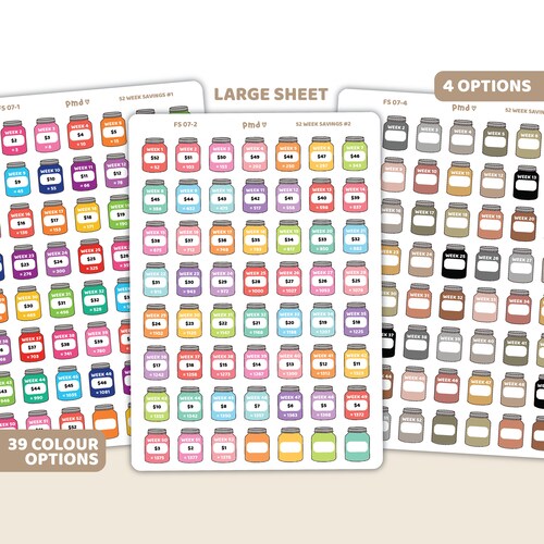 Weekly Check-in Planner Stickers Budget Stickers Budget - Etsy Australia