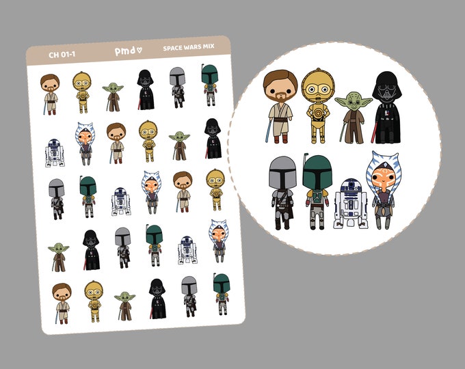 Functional & Hand Drawn Planner Stickers by pmdstickers on Etsy