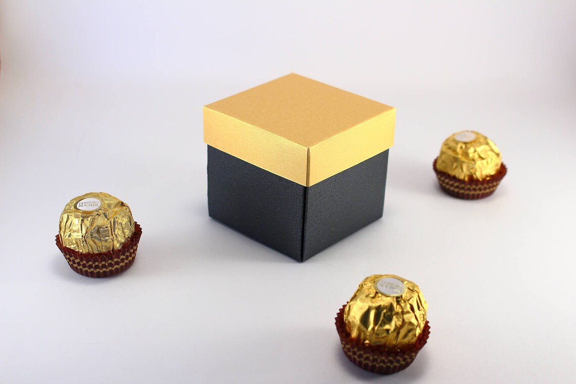 10 GOLD Favor Boxes Wedding Favor Boxes Bridal Shower - Etsy