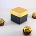 10 GOLD Favor Boxes - Wedding Favor Boxes - Bridal Shower Party Gift ...