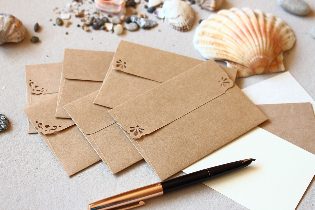 25 Kraft Envelopes C7 - Rustic Wedding Envelopes for Save the Date ...
