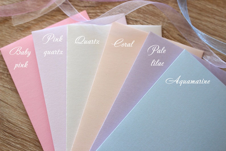 Luxury Wedding Envelopes Size A6, 100 Pcs - Wedding Invitation ...