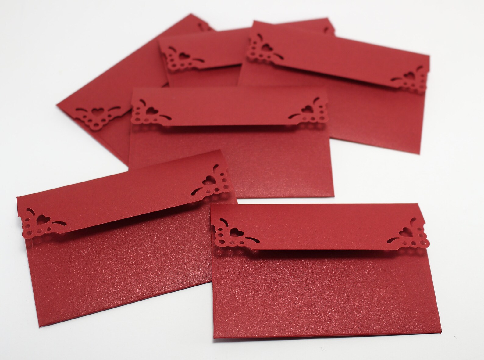 Mini Red Envelopes & Blank Cards, Valentine's Stationary, Romantic Love ...
